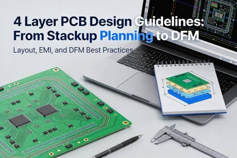4 Layer PCB Stackup Guide: Standard FR4, EMI, and Best Practices - JHYPCB
